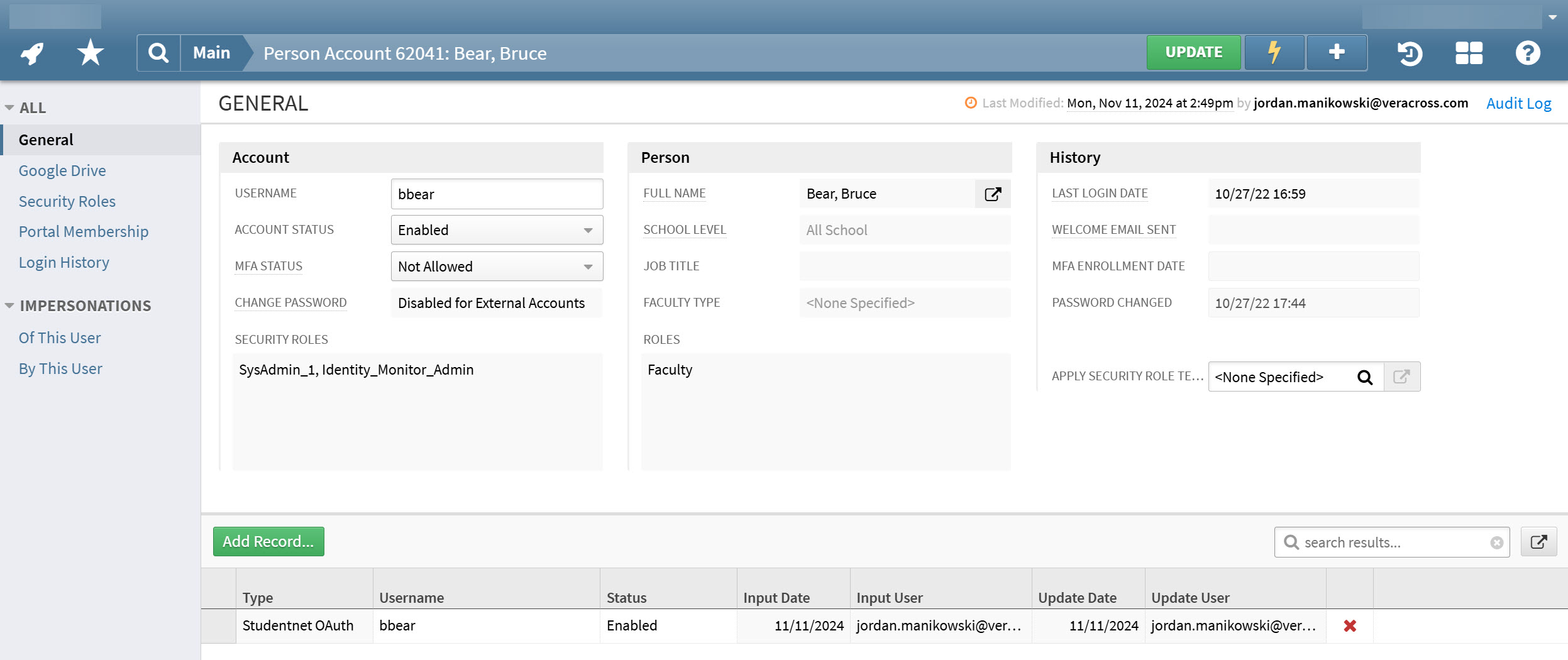Studentnet OAuth Setup and Use