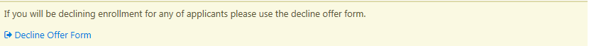 Withdraw and Decline Forms