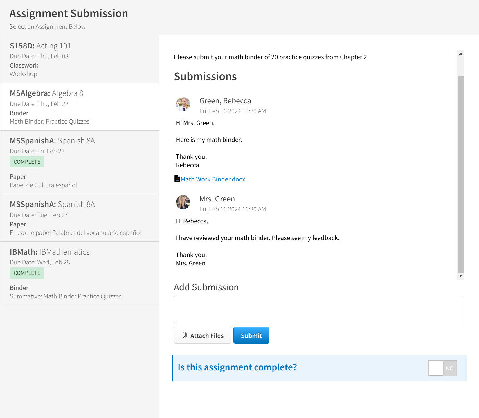 Student Portal Configuration