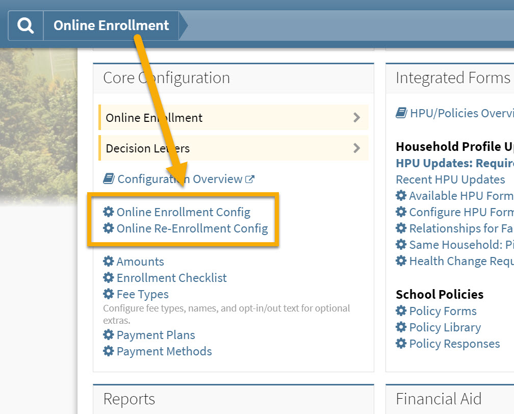 Enrollment Contract and Access Overview