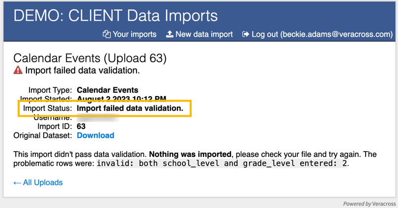 Using the Data Importer