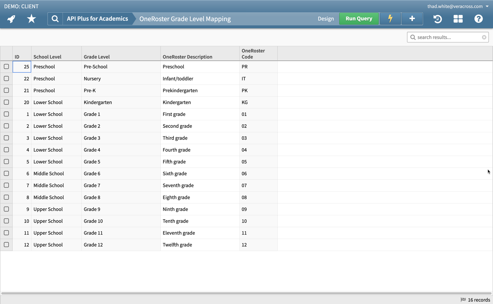 API Plus for Academics: Configuration