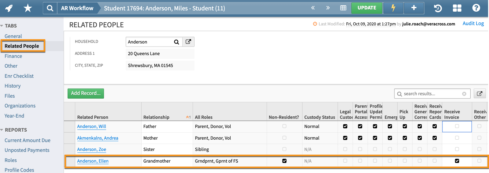 Billing Portal Configuration with Student Billing - Axiom