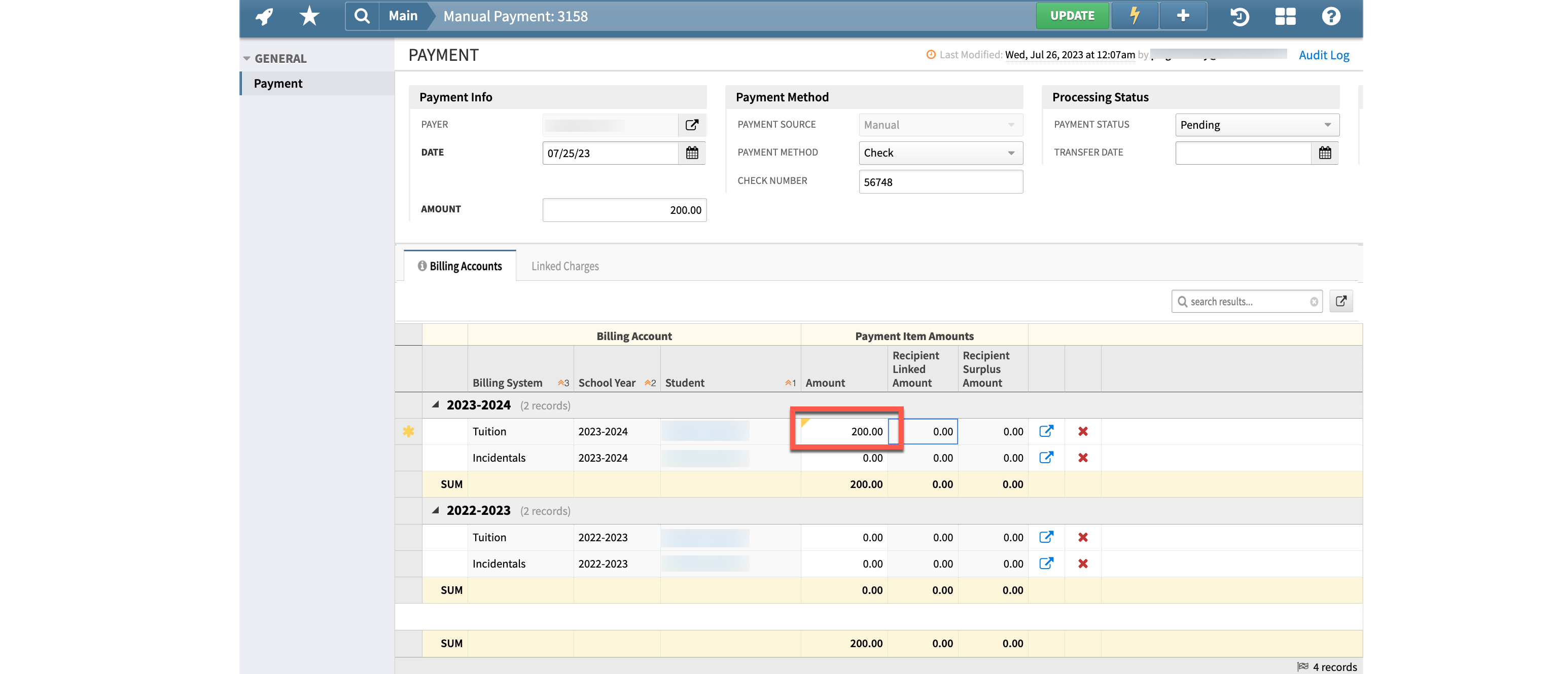 Multi-Recipient Split Billing with Student Billing - Axiom