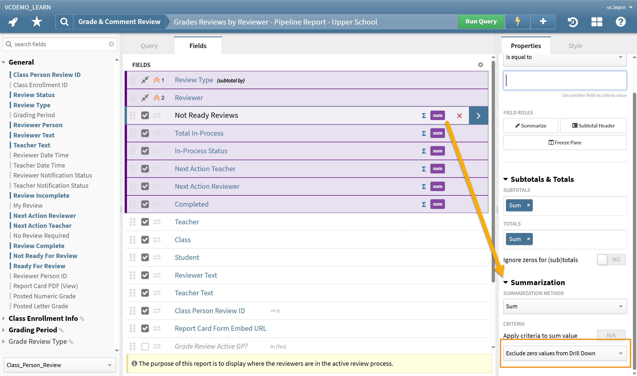 Advanced Queries: Summary Queries