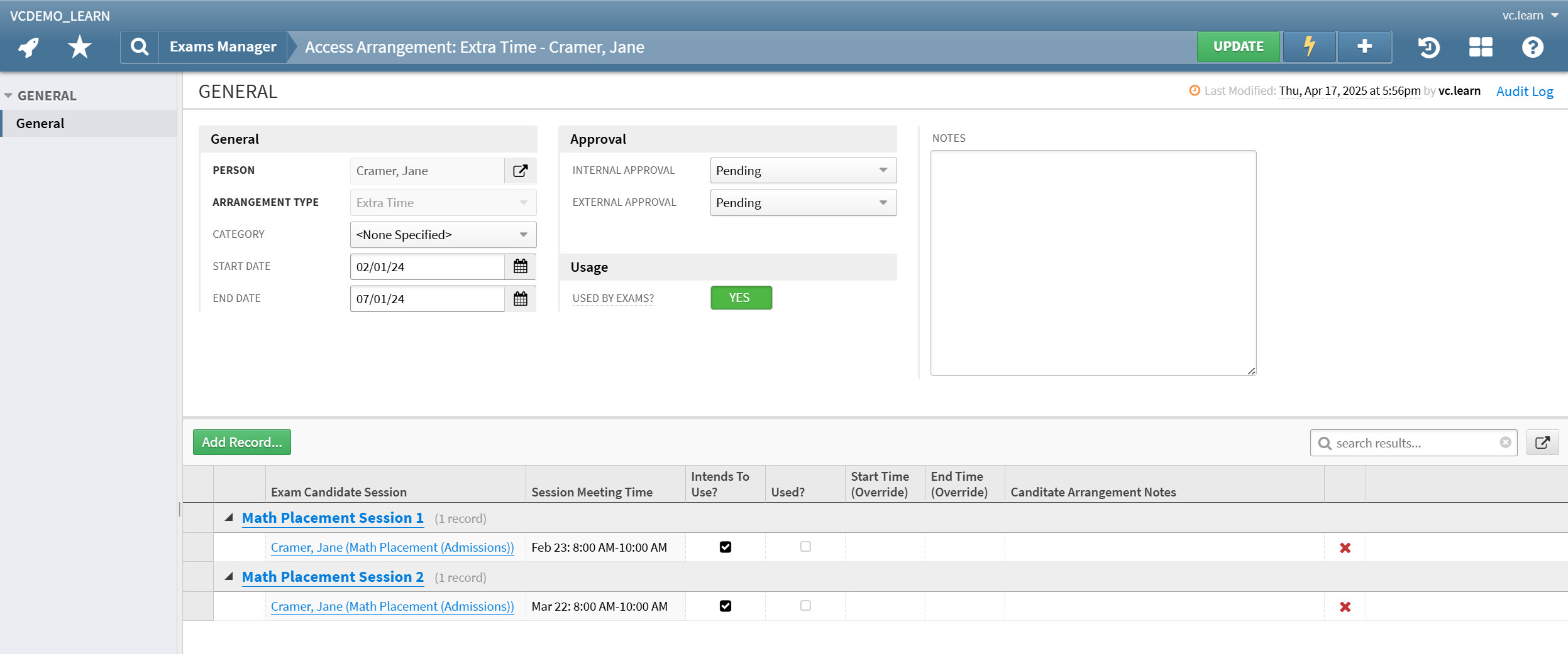 Access Arrangements Overview