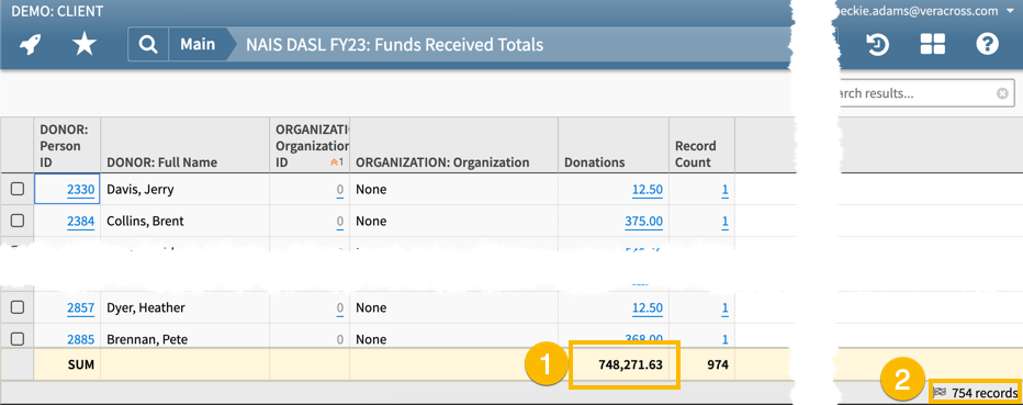 FY25 NAIS-DASL Development Reporting